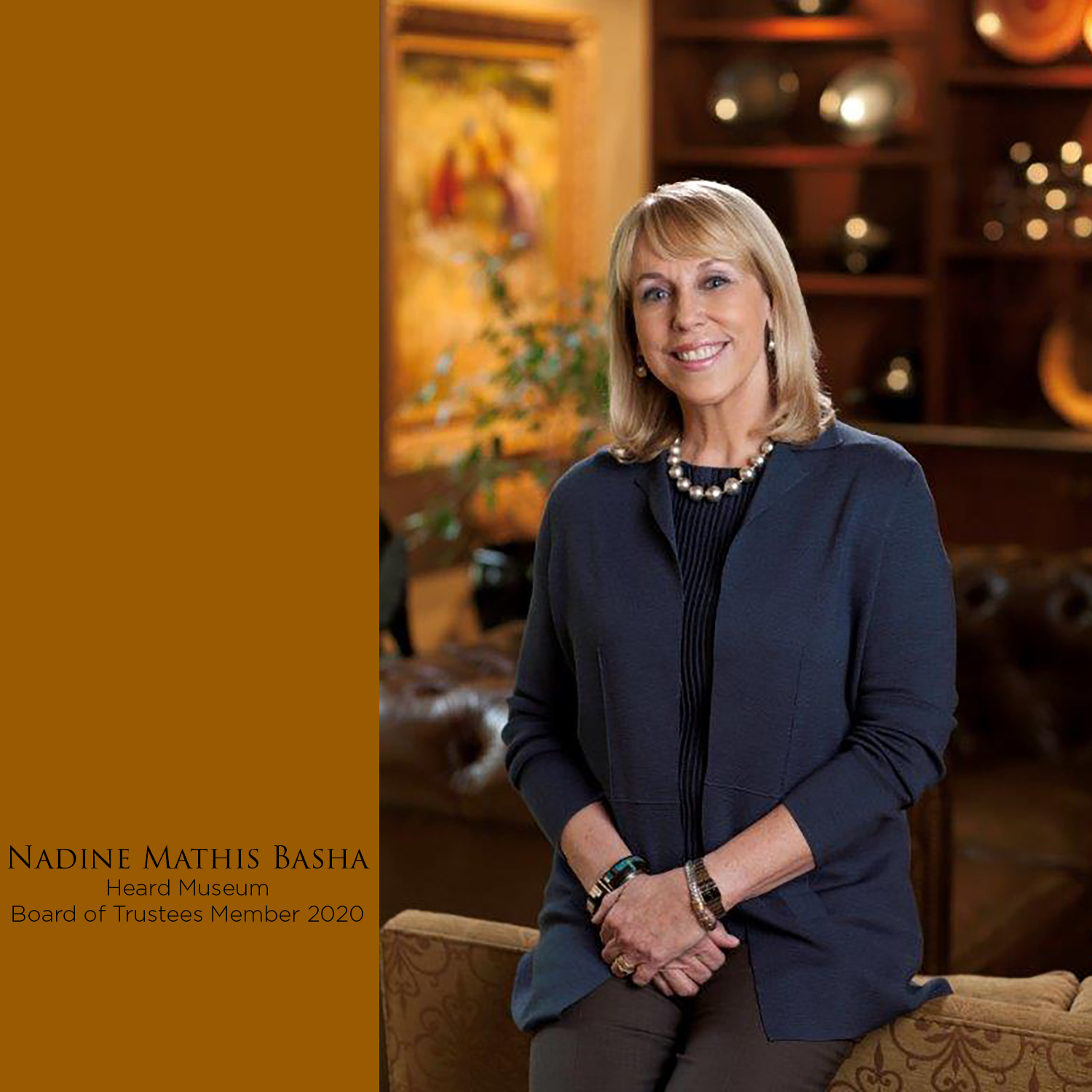 Nadine Mathis Basha on Heard Museum Board of Trustees - Basha